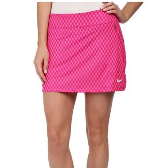 Nike | Shorts | Nike Golf Tour Performance Gingham Flight Skort In Hot ...